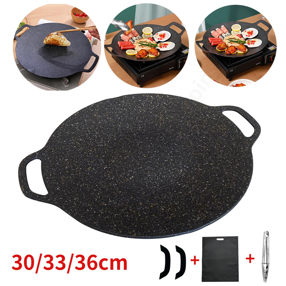 30-33-36cm-Outdoor-Camping-Grill-Plate-Korean-Barbecue-Plate-Barbecue ...