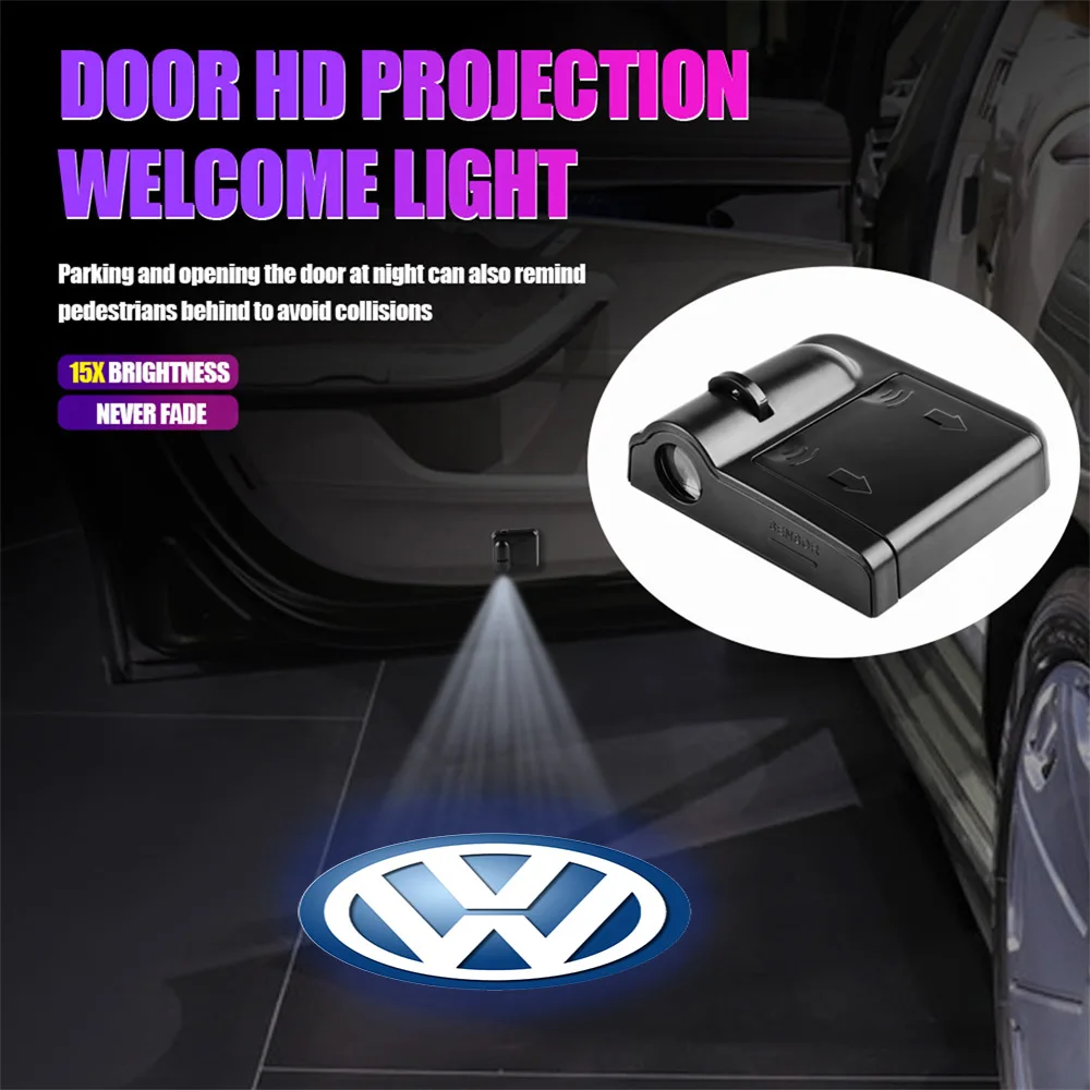 Car-Wireless-HD-Projector-Light-Car-Door-Welcome-Lamps-For-Volkswagen ...