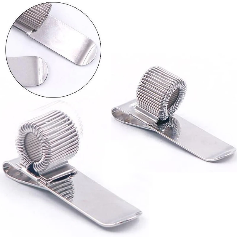 Single-Double-Triple-Hole-Pen-Clips-for-Notebooks-Metal-Spring-Pen ...