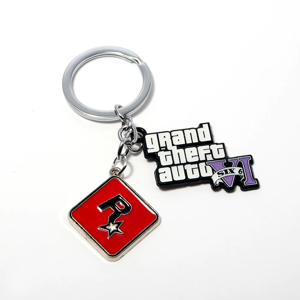 Game-PS4-GTA-5-Grand-Theft-Auto-5-Keychain-Key-Chain-For-Men-Fans ...