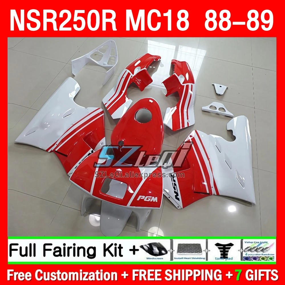 Fairing For HONDA NSR250R NS250 NSR 250 R White red NSR 250R 38Q1.23 ...