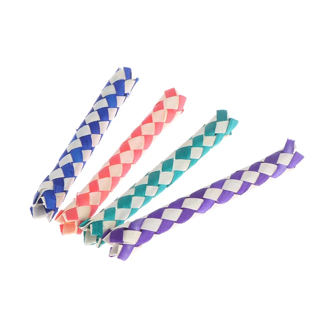 DIY Bulk Pack Creativity Finger Traps Classic Natural Chinese Bamboo ...