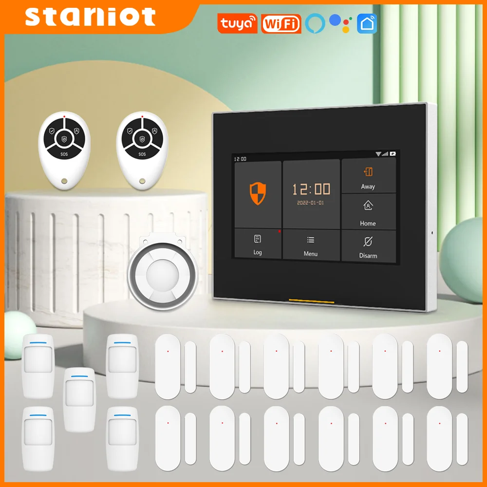 Staniot WiFi versione Tuya kit di sistemi di allarme di sicurezza ...