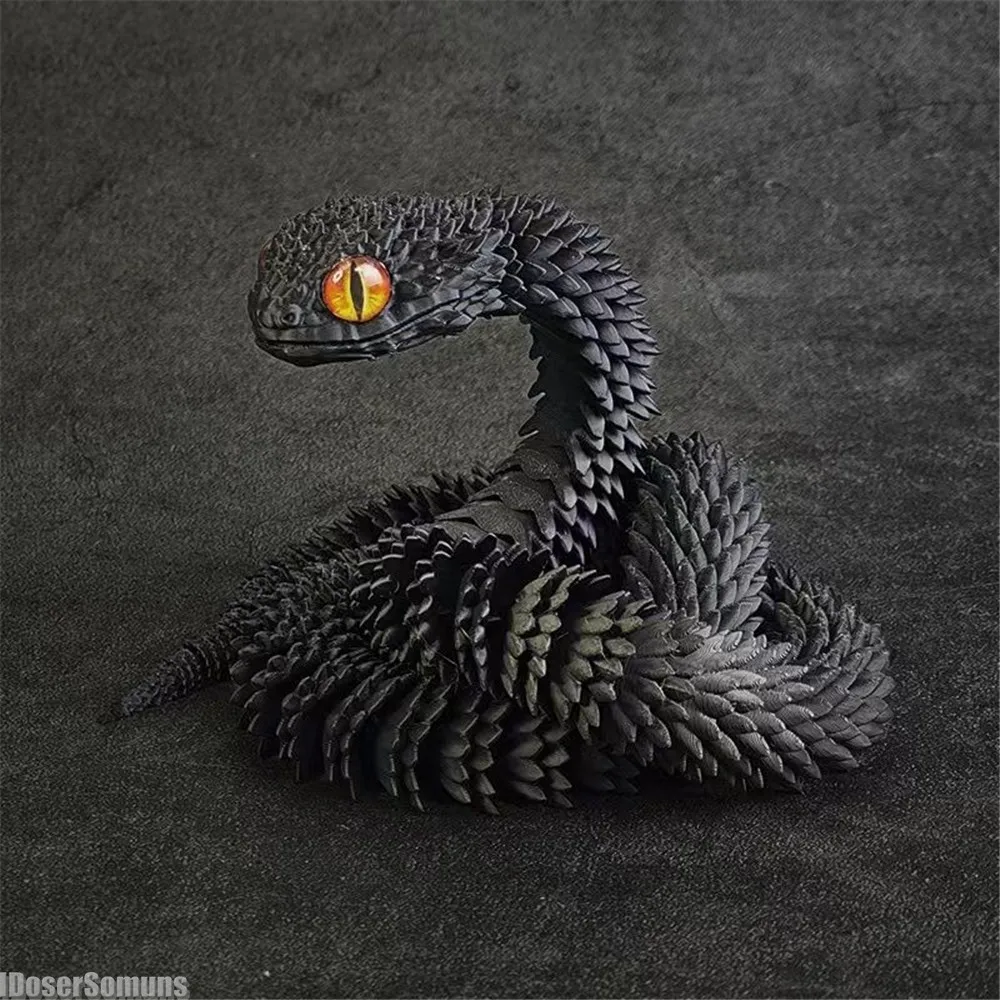 3D-Printed-65cm-Cool-Viper-Multi-joint-Movable-Model-Desk-Decoration ...