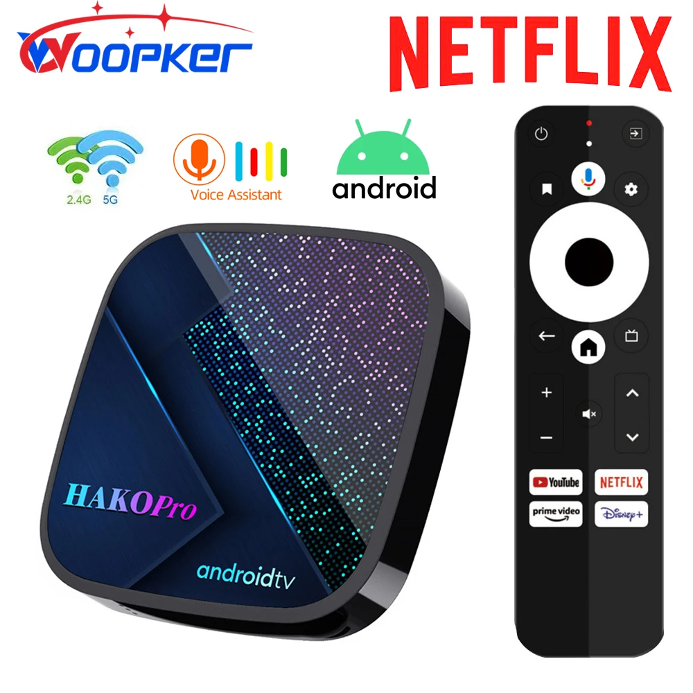 Woopker-HAKO-Pro-TV-kutusu-Android-11-Netflix-Dolby-dijital-S905Y4-4K ...