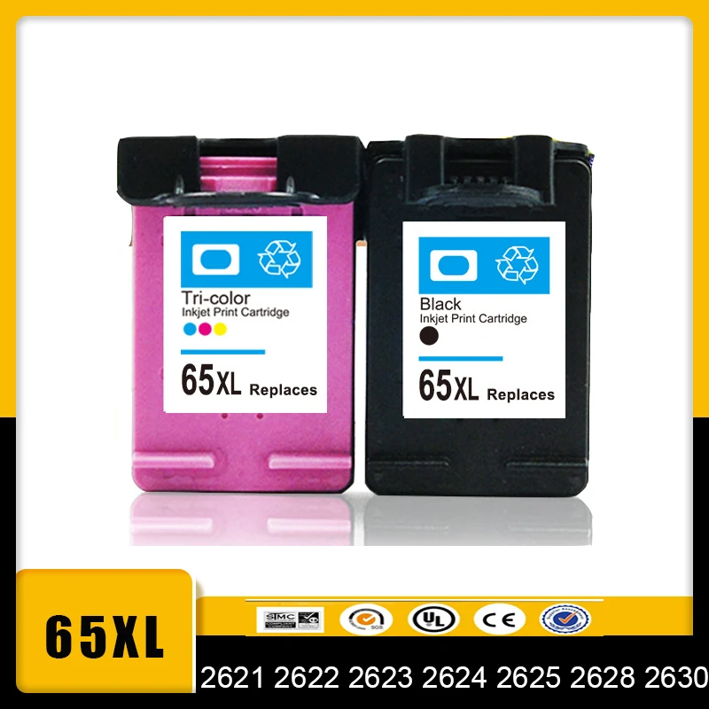 Vilaxh-65XL-Ink-Cartridge-for-HP-65-XL-For-hp65-for-HP-Deskjet-2620 ...