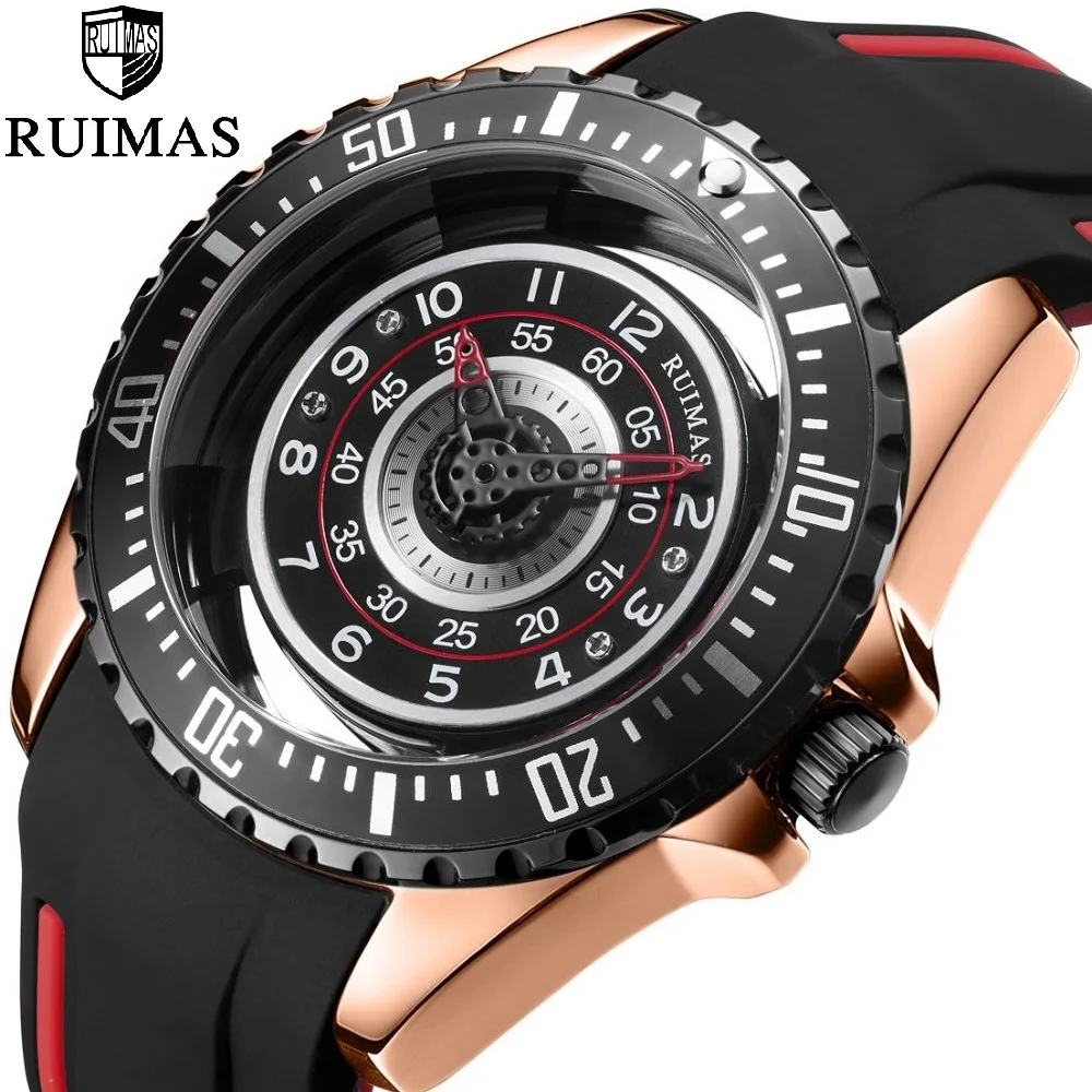 RUIMAS-Original-Luxury-Silicone-Strap-Quartz-Watches-Men-30M-Waterproof ...