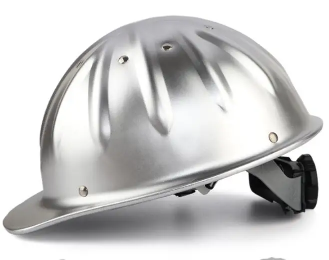Aluminum-Alloy-Safety-Helmet-Construction-Site-Cap-Metal-Hat-0-4kg-Work ...