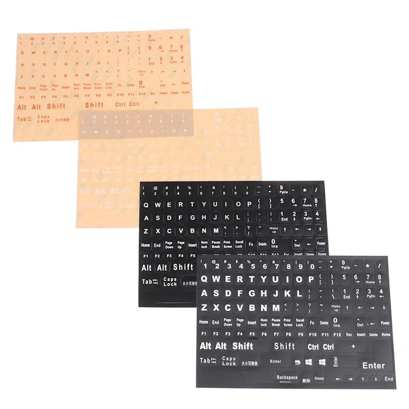 Universal-English-Full-Keyboard-Stickers-Frosted-Transparent-Keyboard ...