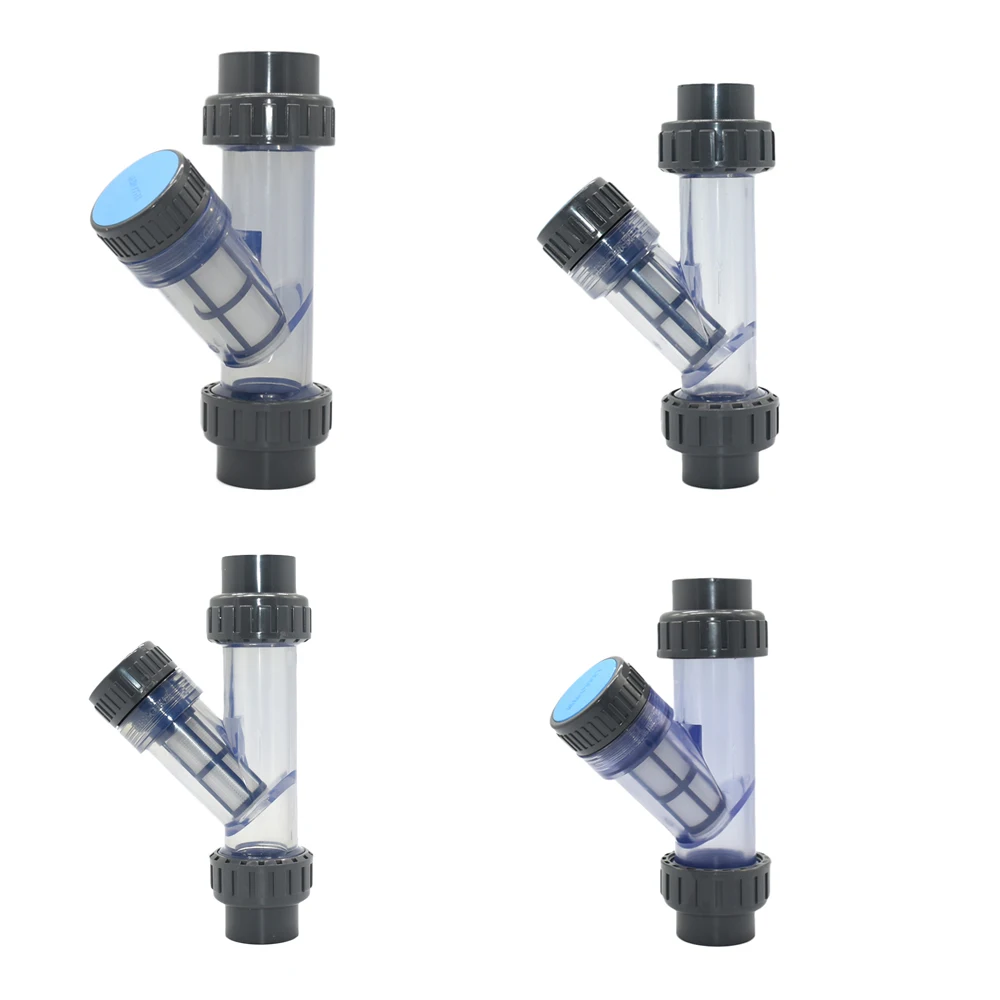 20/25/32/40/50/63mm Farm Transparent Water Filter Screen Garden ...