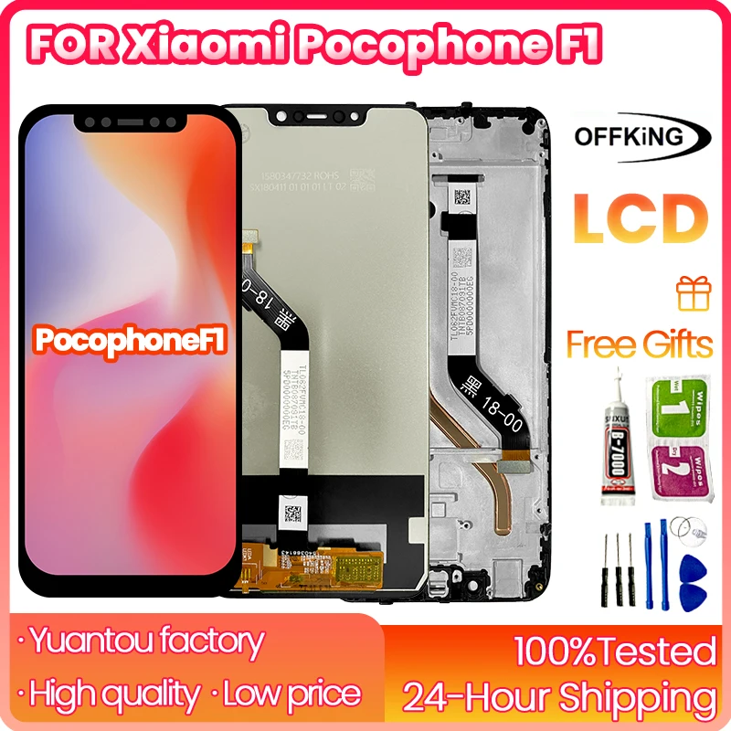 6-18-inch-for-LCD-Xiaomi-Pocophone-F1-M1805E10A-Touch-Screen-Digitizer ...