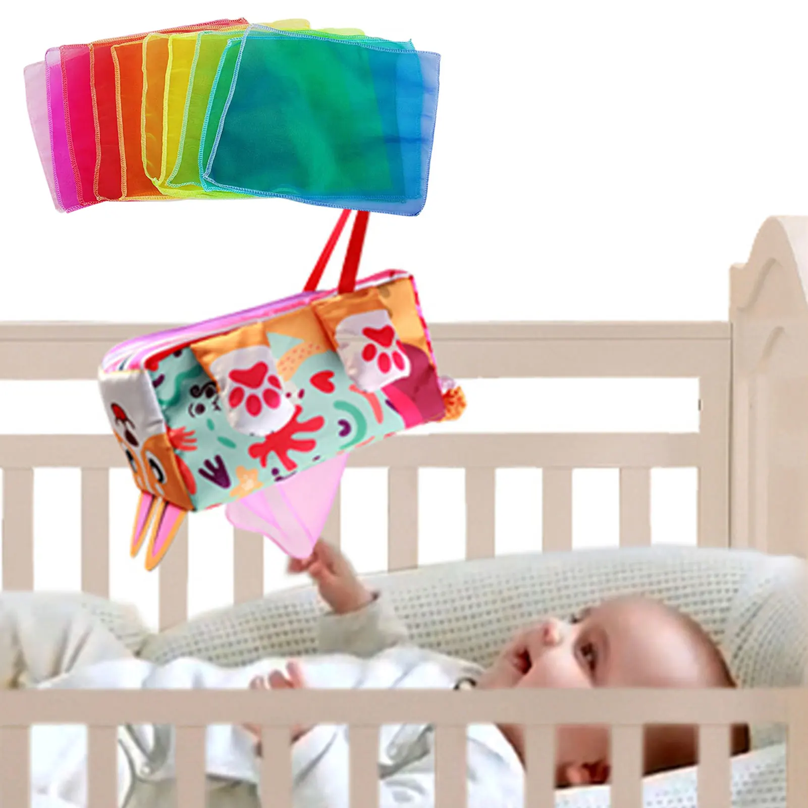 Baby Tissue Box Baby Sensory Toys Magic Baby Tissue Box Kids STEM ...