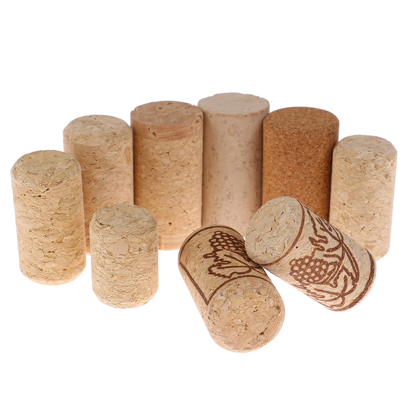 10-Pcs-Wine-Corks-Stopper-Reusable-Functional-Portable-Sealing-Wine ...