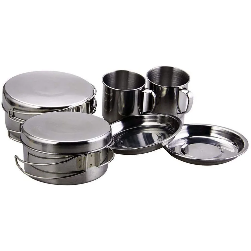 8Pcs-Camping-Cookware-Set-Kitchen-Picnic-Tableware-Camping-Cooking-Mess ...