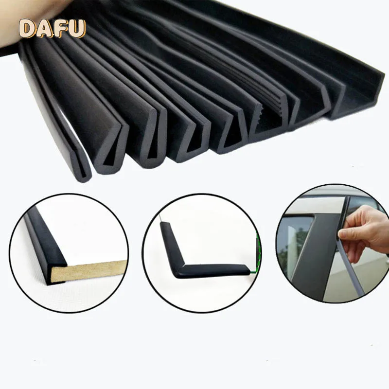 1-10M-Rubber-Edging-Sealing-Strip-Black-U-Shaped-Strip-Protection-Glass ...