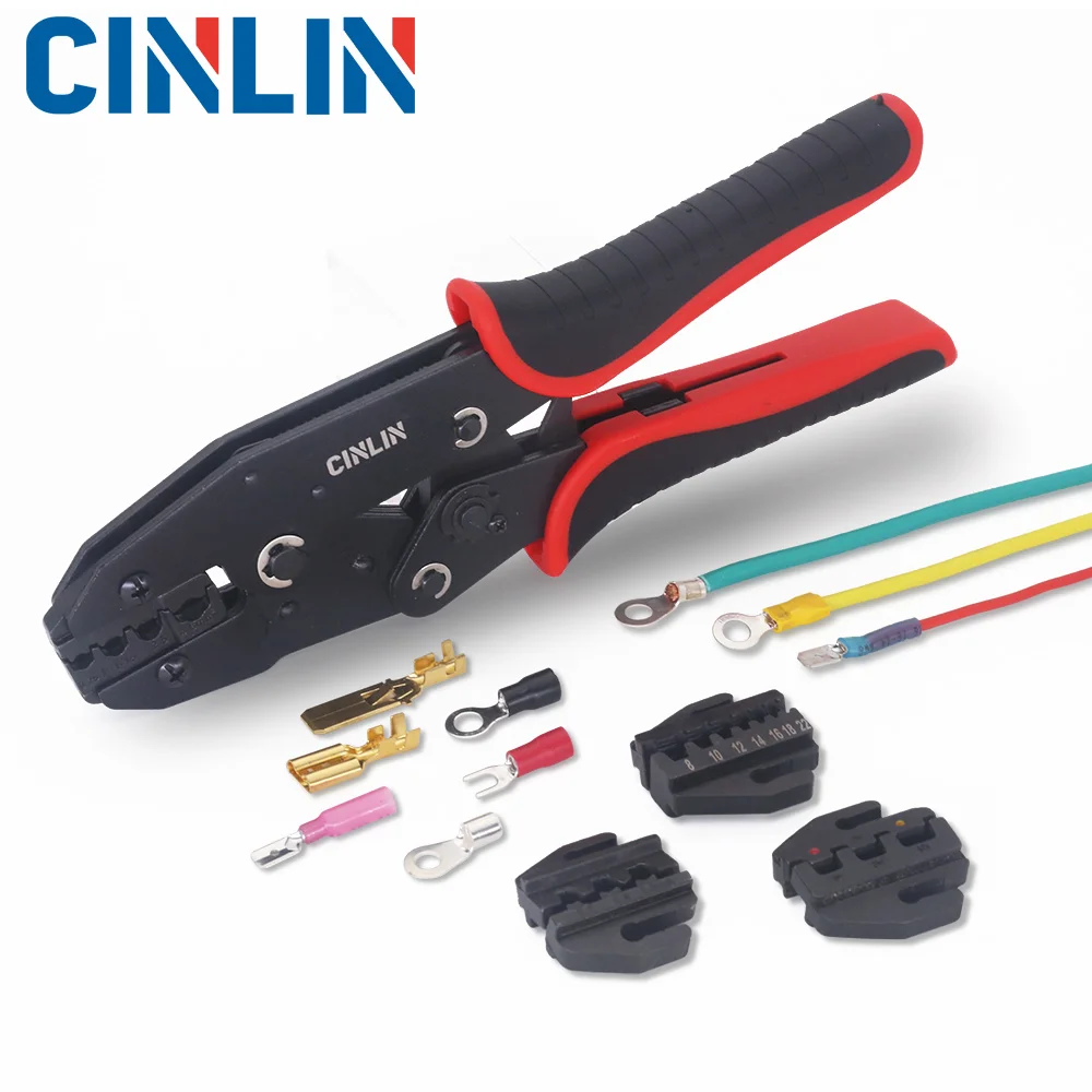 Ratchet-Wire-Terminal-Crimper-9inch-High-quality-Crimping-Tools-Multi ...