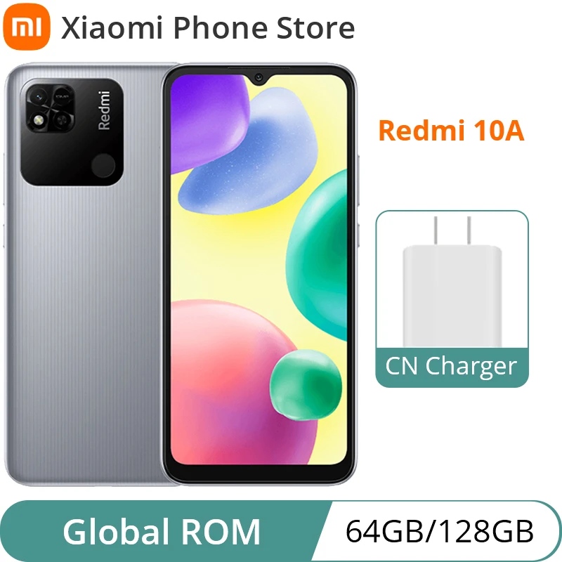 Xiaomi-tel-fono-inteligente-Redmi-10A-ROM-Global-4GB-RAM-64GB-ROM-bater ...
