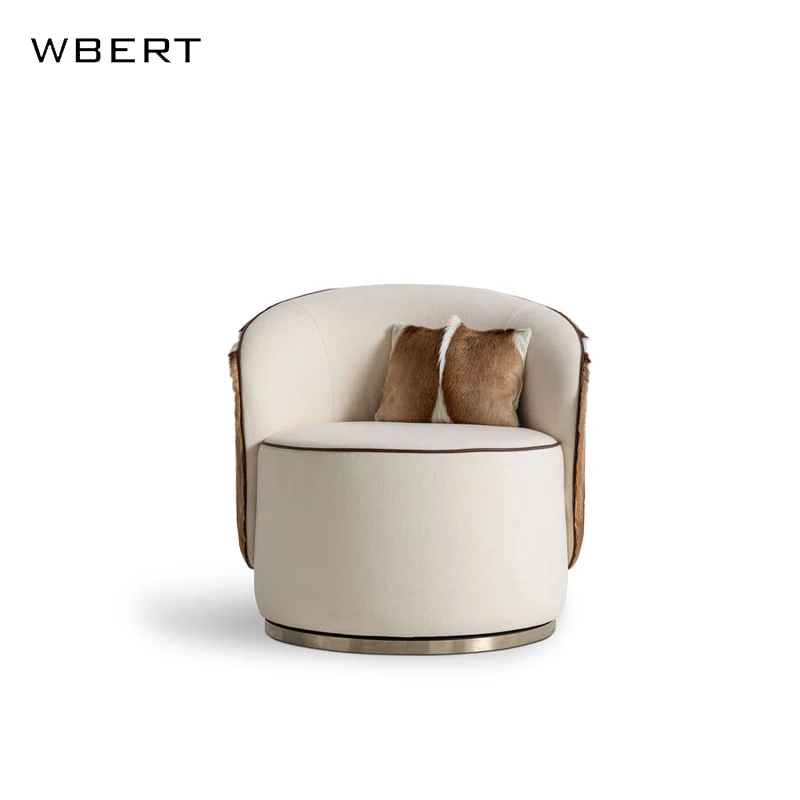WBERT-Luxury-Curved-Rotating-Sofa-Chair-Single-Cloth-Fabric-Dining ...