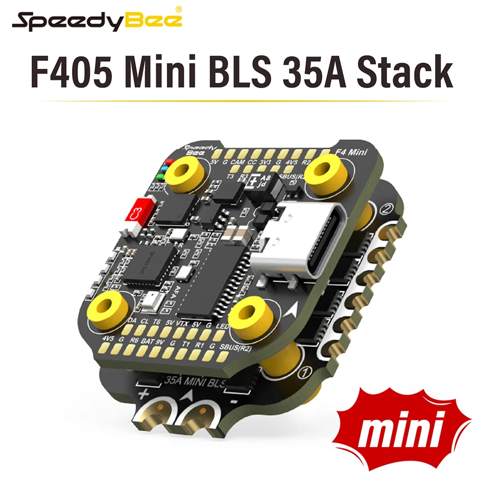 SpeedyBee-F405-Mini-Stack-Flight-Controller-FC-BLS-35A-V2-3-6S-20x20-4 ...