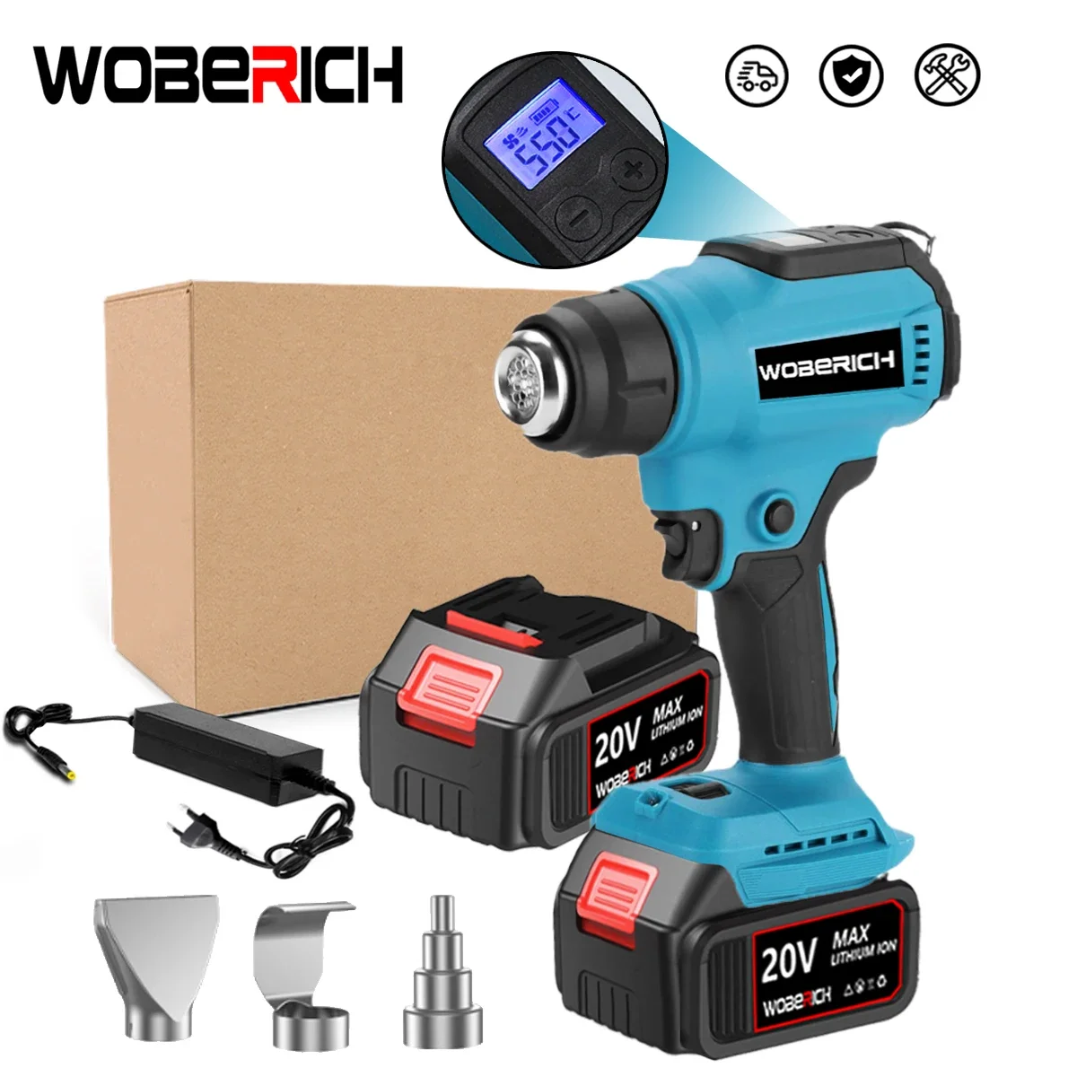 Portable-Heat-Gun-Cordless-Electric-Heat-Gun-30-550-LED-Temperature ...