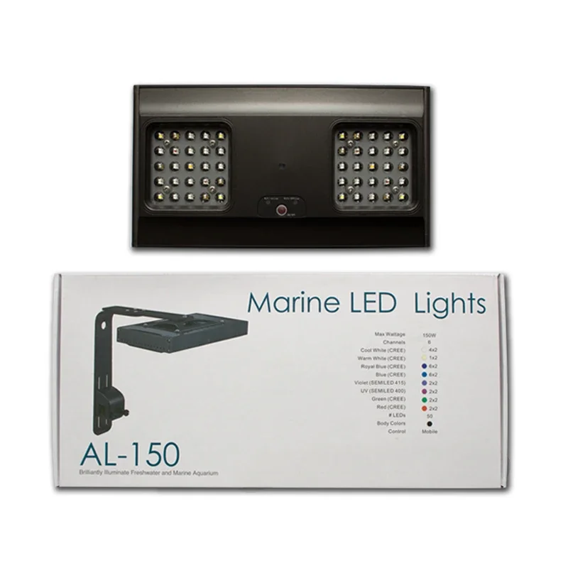 New-WIFI-LED-Coral-light-Marine-Reef-Lamp-High-power-Dual-LED-Multi ...
