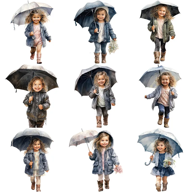 Umbrella-girl-Stickers-Crafts-And-Scrapbooking-stickers-kids-toys-book ...
