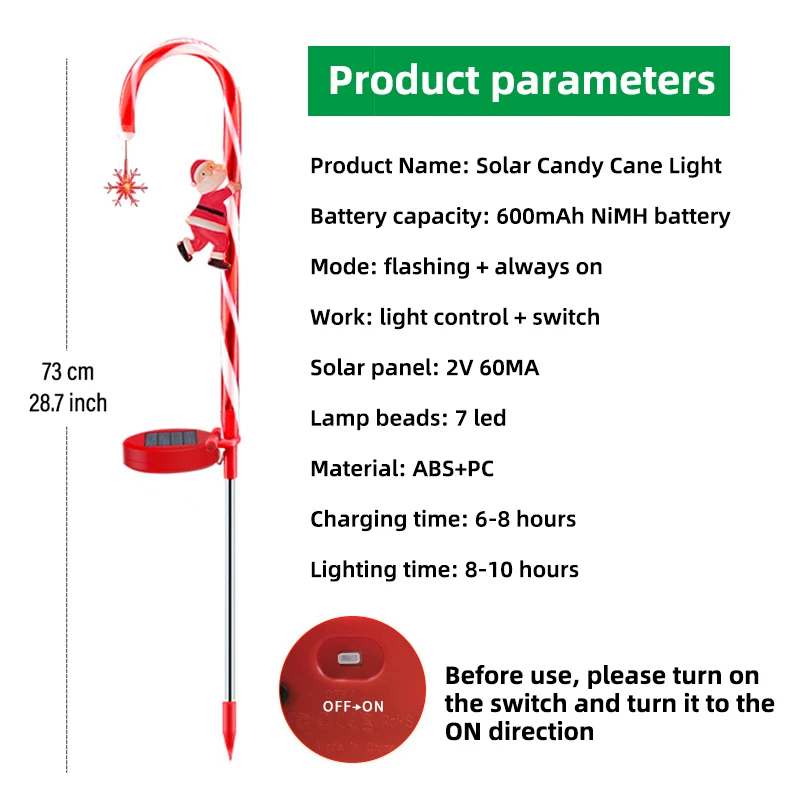 Christmas-Solar-Outdoor-Lights-LED-Waterproof-Solar-Santa-Claus-lamps ...