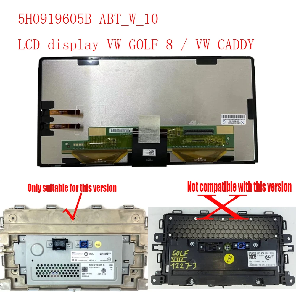 10" 5H0919605B ABT_W_10 REPLACEMENT TOUCH-SCREEN GLASS Digitizer RADIO ...