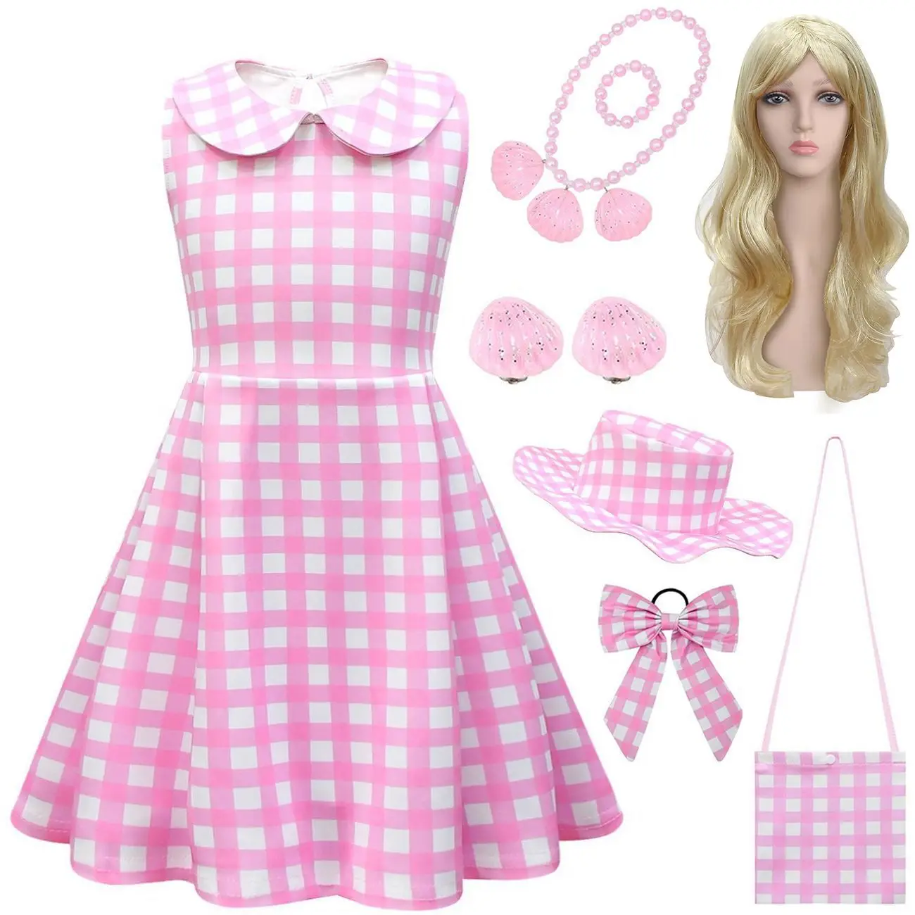 New-Movie-Barbi-Girls-Boys-Costume-Cosplay-Clothes-Children-Pink ...