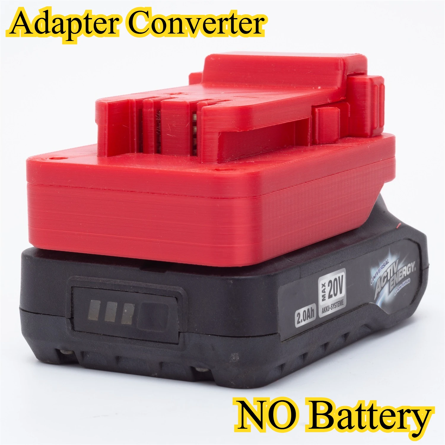 Battery Adapter for Milwaukee 18V Li-Ion Tools Convert To Ferrex 20V ...