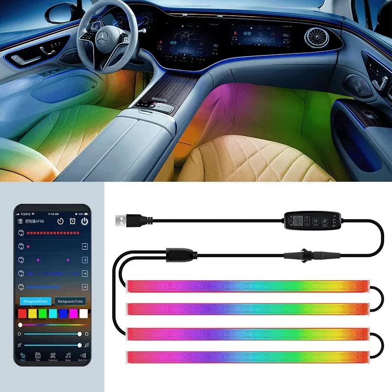 Car-Interior-Symphony-LED-Foot-Light-36-48-72LED-Ambient-Foot-Light ...