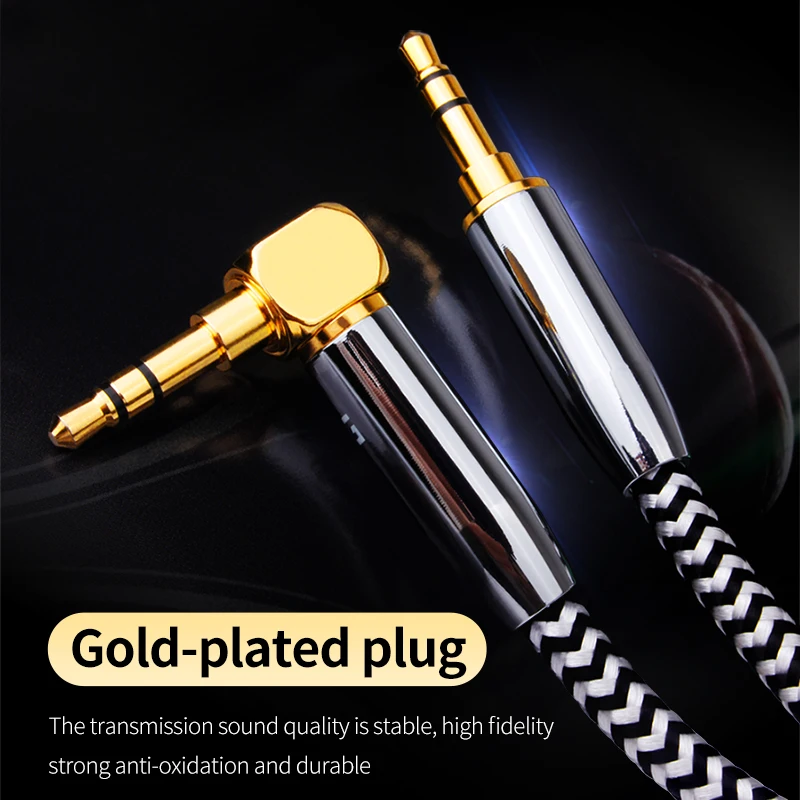 Aux Cable Speaker Cable 3.5mm Audio Cable Male to Male Car Headphone ...