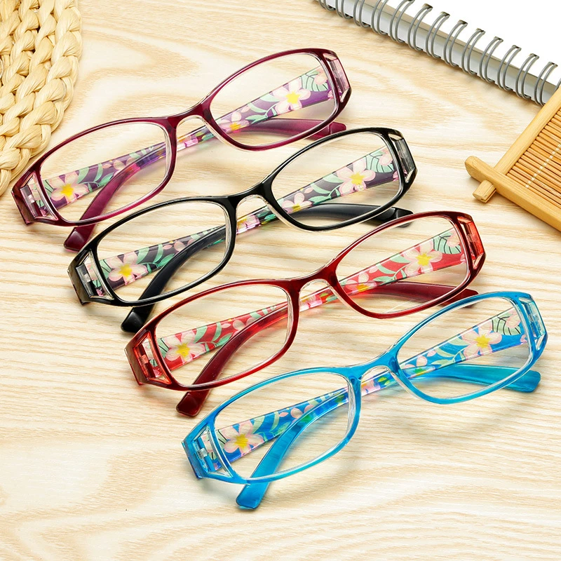 A Pair of PC Printed Reading Glasses Gorgeous Female Anti-Blu-ray Retro ...