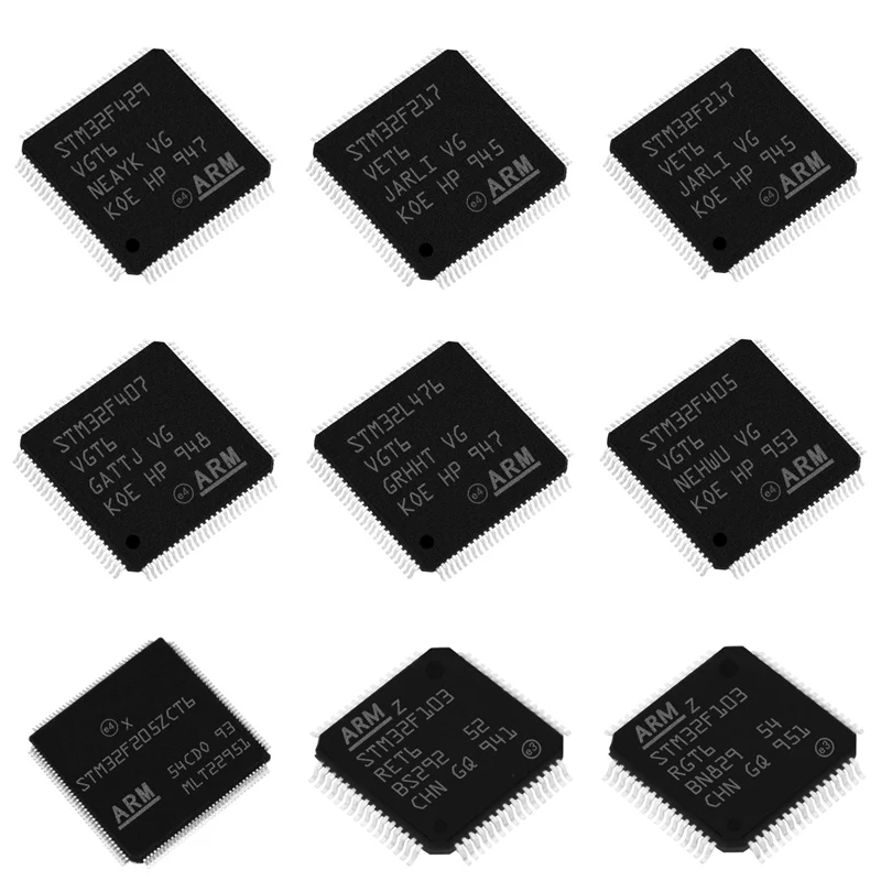 5pcs Stm32f103rct6 Stm32f405rgt6 Stm32f103ret6 Stm8l052r8t6 Stm32g070rbt6 Stm32f105rbt6 