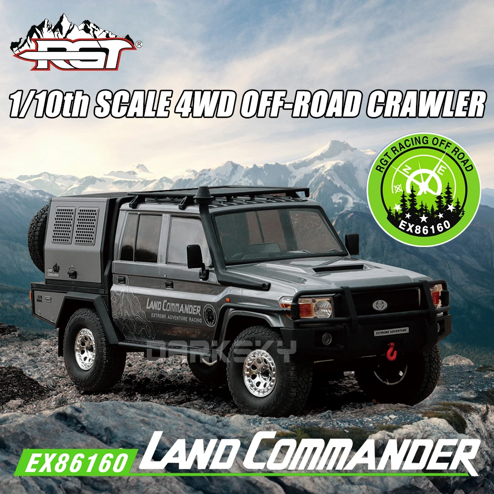 RGT EX86160 LAND COMMANDER LC79 4WD Brushed 1/10 RC Electric Remote ...