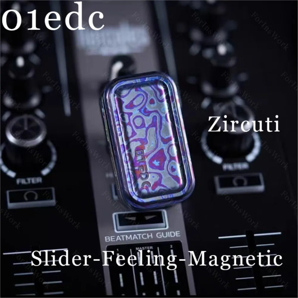 01EDC-Mokume-Zircuti-Slider-Feeling-Magnetic-Metal-Fidget-Slider ...