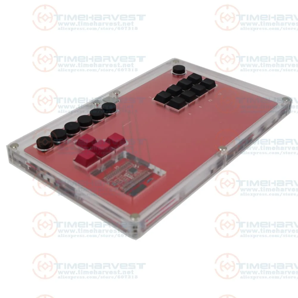 All Buttons Hitbox Style Arcade Game Console Joystick Transparent Fight ...