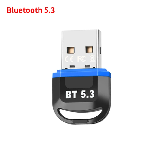 USB 블루투스 5.3 5.0 어댑터, 무선 BT 5.1 리시버 동글, PC 노트북용 리시버 송신기