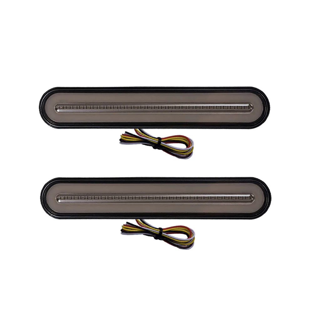 1-Pair-12V-30V-LED-Car-Tail-Light-Bars-Red-Yellow-Sequential-Flowing ...