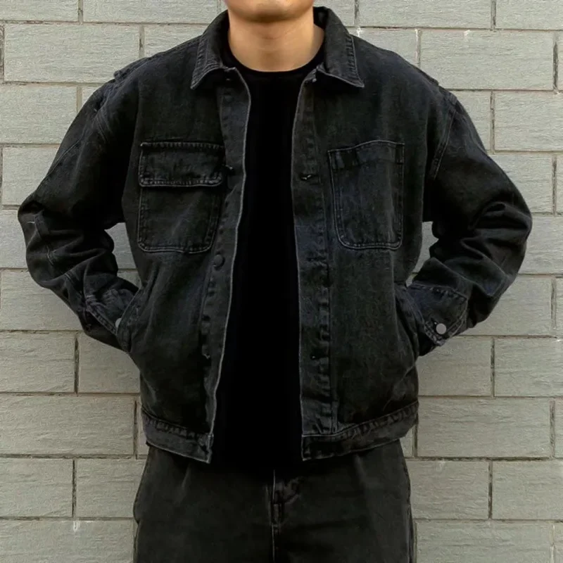 Spring-Autumn-Men-s-Casual-Denim-Jacket-Loose-Fit-Versatile-Trendy ...