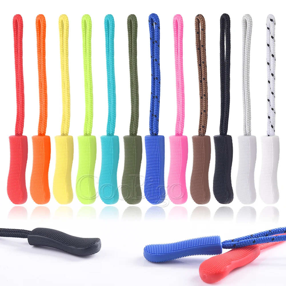 Zipper-Pull-Zip-Puller-Rope-Slider-Cord-Fastener-Strap-Closures-for ...