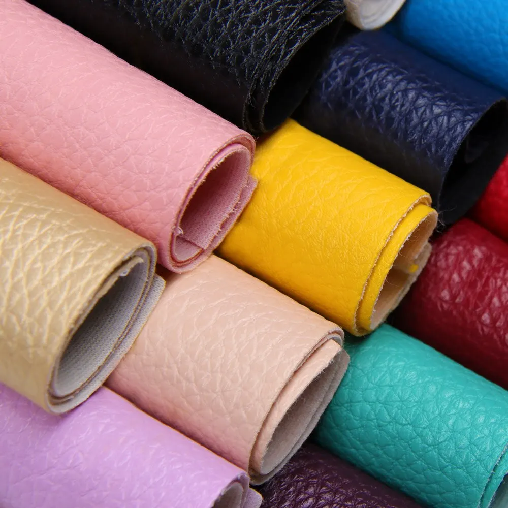 A4-Lychee-Pattern-PU-Artificial-Synthetic-Leather-for-Sewing-Bowknot ...