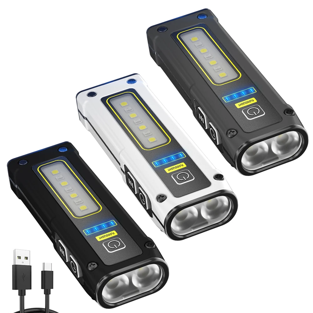 XPG linterna LED COB de 2000mAh, linterna recargable con 7 engranajes ...