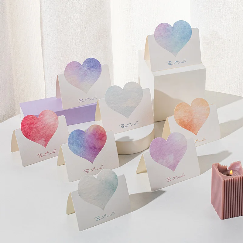 100pcs-Heart-Shaped-Greeting-Card-Valentine-s-Day-Gift-Card-Wedding ...