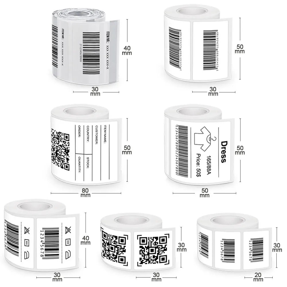 E210-Adhesive-Label-Sticker-suit-for-Phomemo-M110-Label-Printer-Label ...