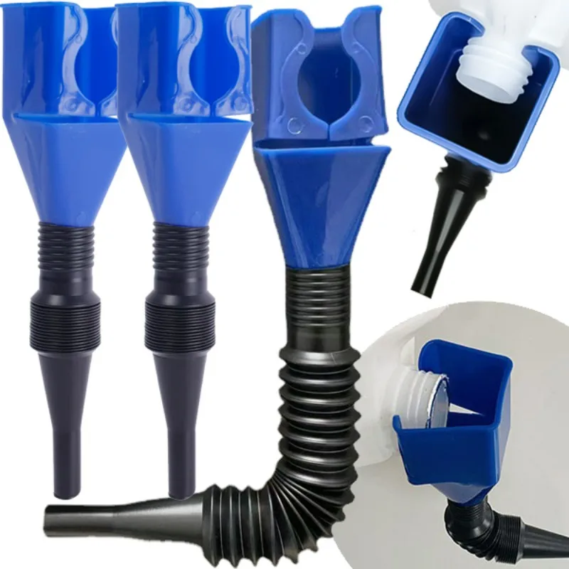 1/2/3pcs Telescopic Car Refueling Funnel Universal Engine Oil Filter ...