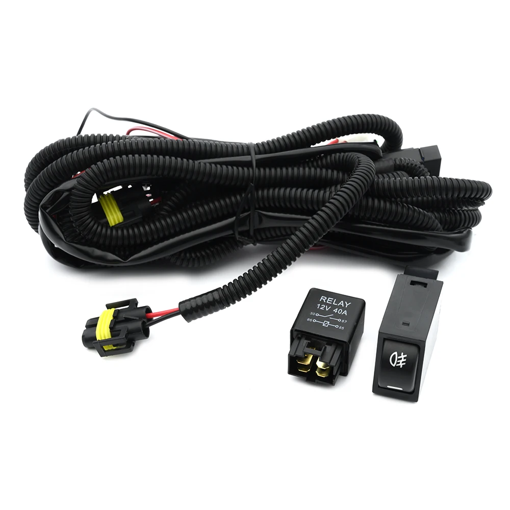 H8 H11 Fog Lights Wiring Harness Socket For Subaru Impreza WRX Legacy ...