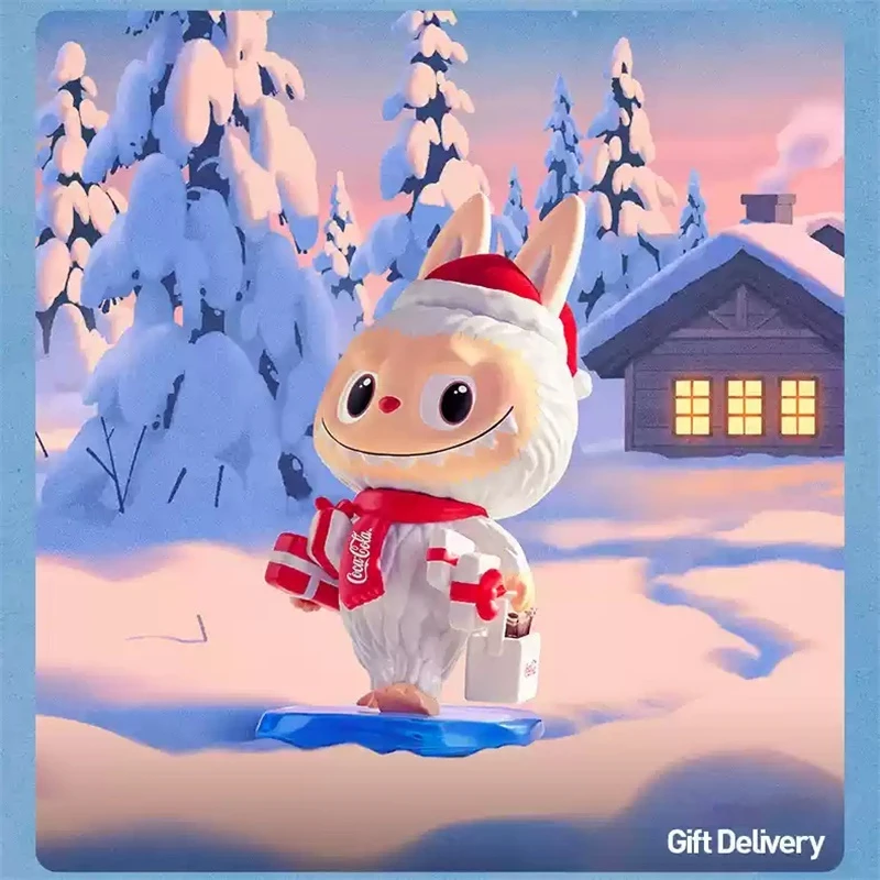 Labubu coca cola pop mart Coca Cola plush Series Blind Box Vinyl Face ...