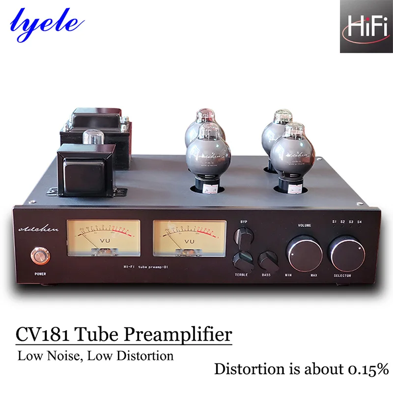 Lyele-Audio-Cv181-Tube-Preamplifier-Hifi-Tube-Amplifier-Low-Distortion ...