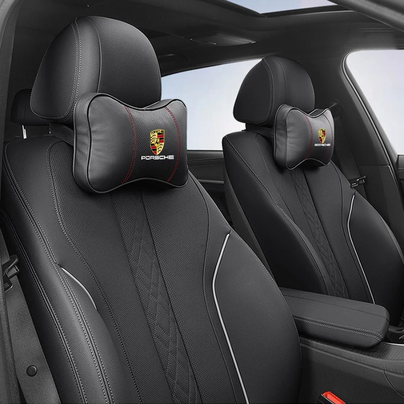 Car-Emblems-Seat-Headrest-Neck-Pillow-For-911-918-Spyder-928-944-968 ...